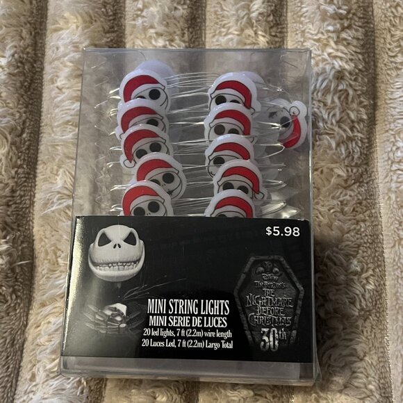 Holiday | Disneys Nightmare Before Christmas Mini String Led Lights7new ...